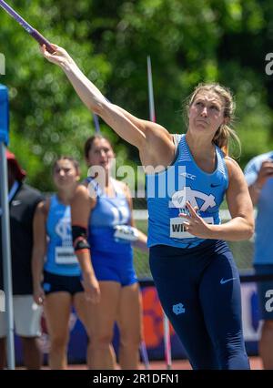Raleigh, Nc, USA. 11th May, 2023. HALEY RIZEK of Duke at javelin during ...