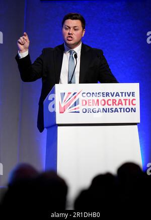 Kane Blackwell, Young CDO chairman and Conservative PPC makes a speech ...