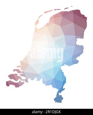 Network map of Netherlands. Country digital connections map. Technology ...