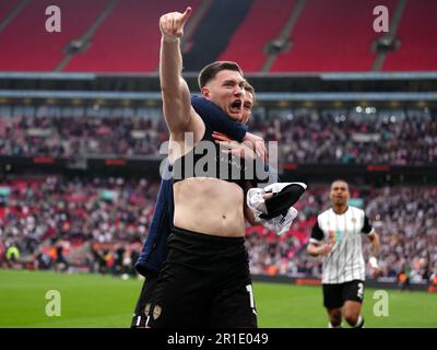 Notts County's Cedwyn Scott celebrates after scoring the winning ...