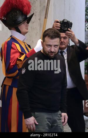 Vatican, Vatican City. 13th May, 2023. Pope Francis meets with ...