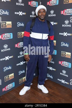 Audley Harrison arriving for the KSI vs Joe Fournier boxing match at ...