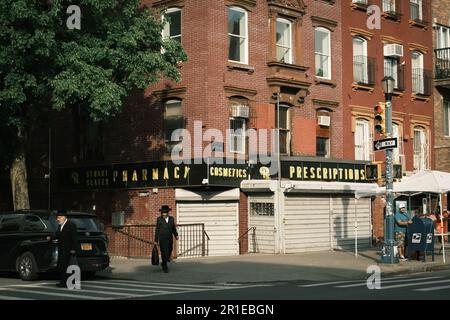 Stuart Slater Pharmacy vintage sign in Williamsburg, Brooklyn, New York ...