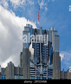 Niagara Mohawk Building's winged sculpture is titled "Spirit of Light ...