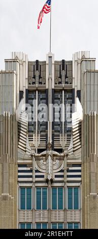 Niagara Mohawk Building's winged sculpture is titled "Spirit of Light ...
