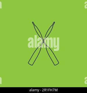 Woodcut Illustration of an Oar. - Vector Stock Vector Image & Art - Alamy