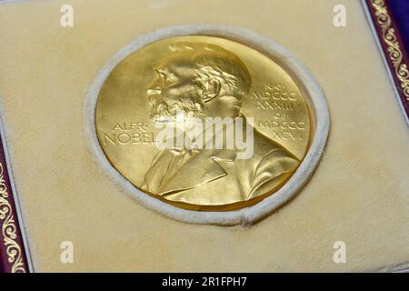 Bucharest, Romania. 13th May, 2023: Dacian gold bracelets, solid gold ...