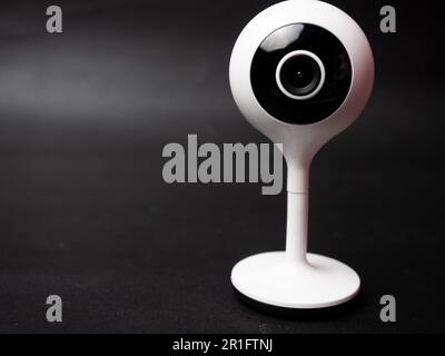 Picture of a white table top IP CCTV camera with modern design Stock ...