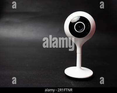 Picture of a white table top IP CCTV camera with modern design Stock ...