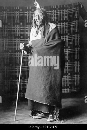 A photograph of Two Strike, a Native American from the Sioux tribe ...