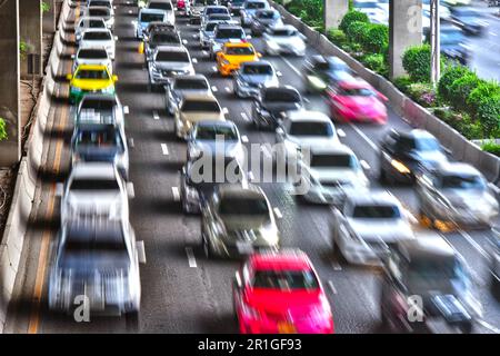 Controlled-access highway in Bangkok during rush hour Stock Photo - Alamy