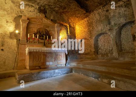 Catacombs at St. Peter's altar, Salzburg, Austria Stock Photo - Alamy