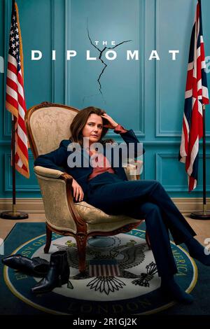 The Diplomat poster Keri Russell Stock Photo - Alamy