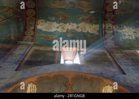 Inside the country's oldest church Stock Photo - Alamy