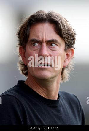 Thomas Frank of Brentford looks on during the Pre-season Friendly match ...