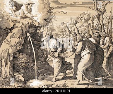 Moses Drawing Water from the Rock, n.d. Style of Raymond de Lafage ...
