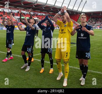 14 May 2023, Bavaria, Regensburg: Soccer: 2nd Bundesliga, Jahn ...