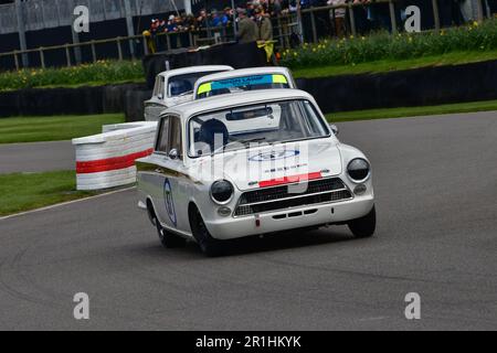 Steve Soper, Mark Drain, Ford Lotus Cortina Mk1, Jim Clark Trophy, a ...