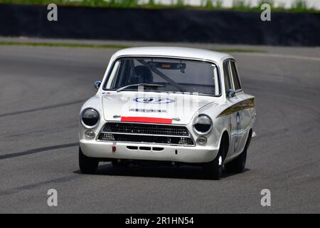 Steve Soper, Mark Drain, Ford Lotus Cortina Mk1, Jim Clark Trophy, a ...