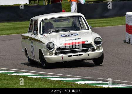 Steve Soper, Mark Drain, Ford Lotus Cortina Mk1, Jim Clark Trophy, a ...