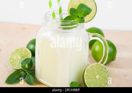 Brazilian Lemonade, Refreshing Creamy Lemonade or Limeade with Lime ...