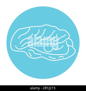 Sea stalk color line illustration. Ocean fishes Stock Vector Image ...