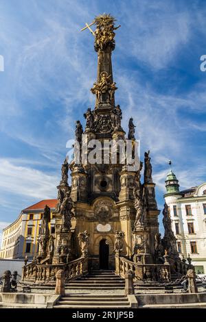 Holy Trinity Column in Olomouc is a Baroque monument in Czech Republic ...