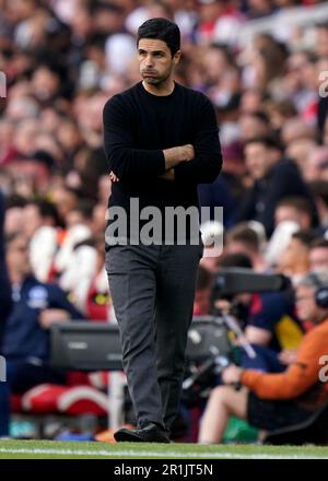 Mikel Arteta, head coach of Arsenal ahead of the UEFA Champions League, Quarter-finals, 1st leg ...