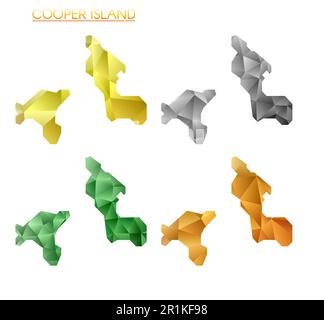 Network map of Cooper Island. Island digital connections map ...