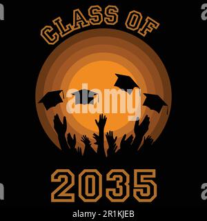 Class of 2035 trendy T shirt design Stock Vector Image & Art - Alamy