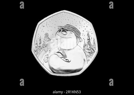 The Snowman & The Snowdog featured on a 2022 50 pence coin to ...