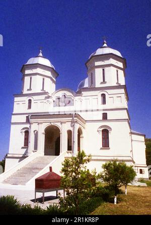 Celic Dere Monastery, Tulcea County, Romania, 2002. Exterior view of ...