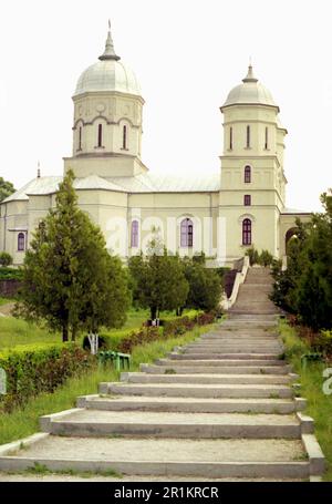 Celic Dere Monastery, Tulcea County, Romania, 2002. Exterior view of ...