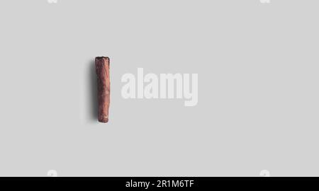 Cigar top view isolated on white background Stock Photo - Alamy