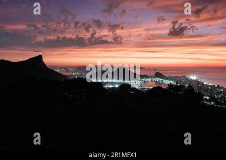 dawn in chinese view in Rio de Janeiro, Brazil Stock Photo - Alamy