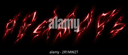 spark lightning effect cartoon vector illustration Stock Vector Image ...