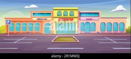Supermarket Entrance Background