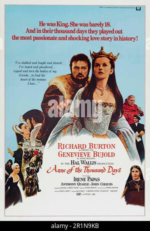 ANNE OF THE THOUSAND DAYS (1969), directed by CHARLES JARROTT. Credit ...