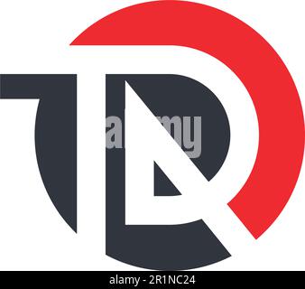 TDA logo. TDA letter. TDA letter logo design. Initials TDA logo linked ...