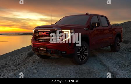 GMC Sierra 1500 AT4 - Off-Road Truck Stock Photo - Alamy