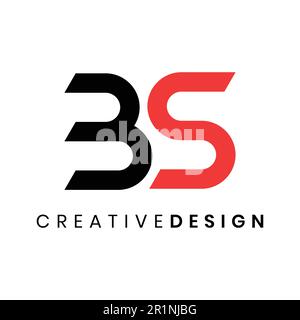 BS Logo Simple. Letter BS Vector Stock Vector Image & Art - Alamy