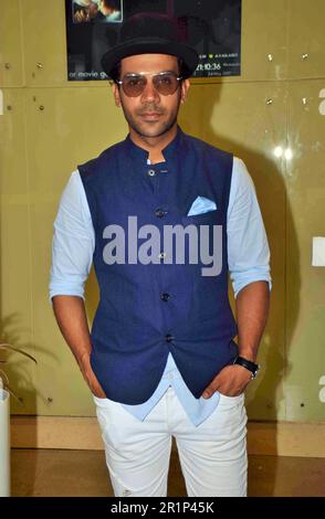 Bollywood actor Raj Kumar Rao during the trailer launch of his upcoming ...