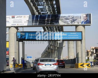 Cairo, Egypt, May 9 2023: Baki Zaki Youssef car tunnel in New Cairo ...