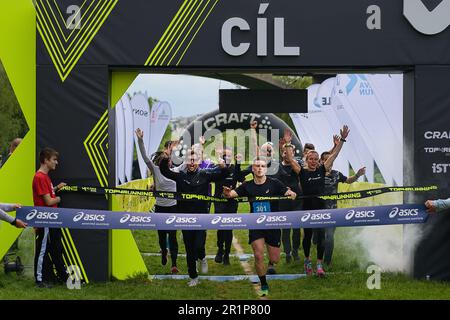 The Vltava Run relay running race is a 360 km long race leading from ...