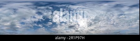 blue skybox with cumulus clouds as seamless hdri 360 panorama with ...