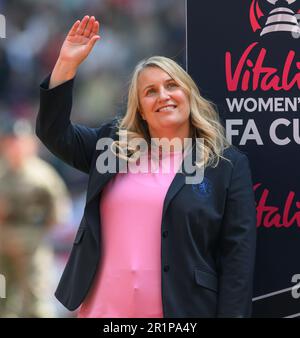 Chelsea manager Emma Hayes during the UEFA Women's Champions League ...