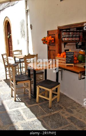 inviting tavern, local, Lindos, Rhodes, Greece, Europe Stock Photo - Alamy