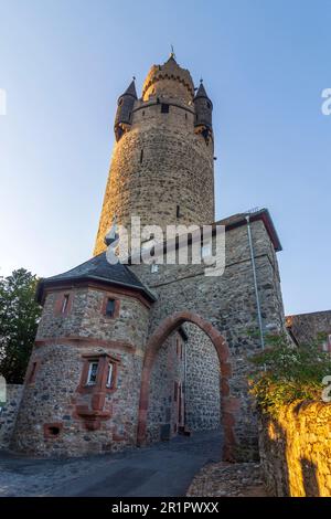 Friedberg: tower Adolfsturm of Friedberg Castle in Taunus, Hessen ...