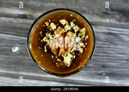 Egyptian Moghat drink with walnuts and nuts popular after pregnancy and ...
