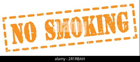 NO SMOKING text written on red rectangle stamp sign Stock Photo - Alamy